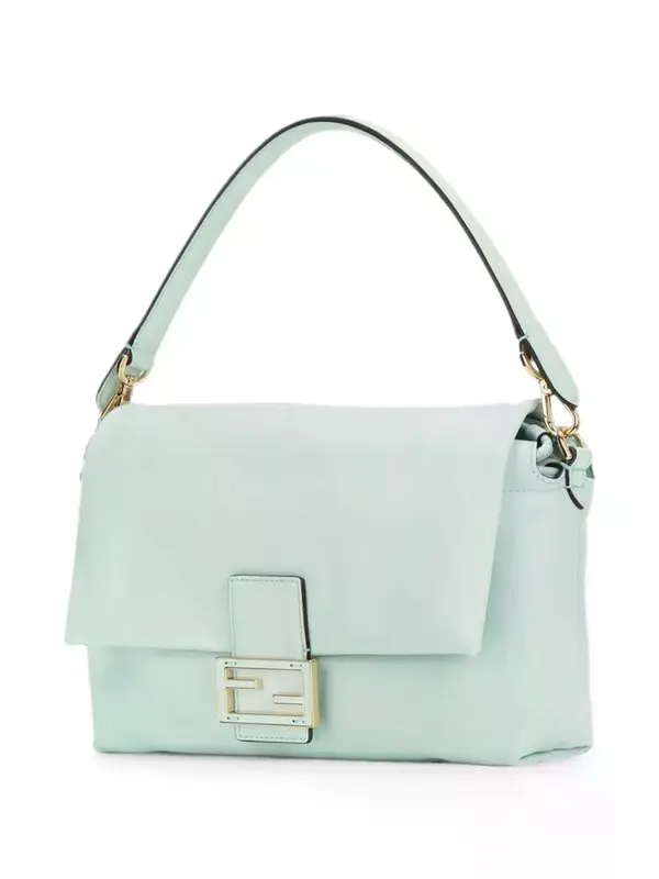 Fendi Mamma Baguette Leather Shoulder Bag