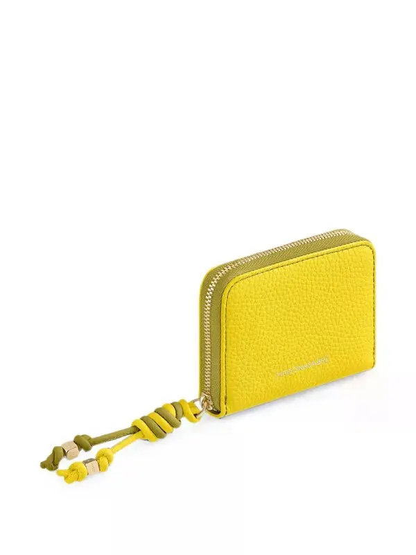 MAISON DE SABRE Grained Leather Zip Wallet