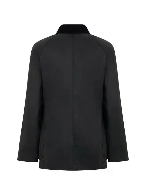 Barbour Beadnell Waxed Jacket With Corduroy Collar