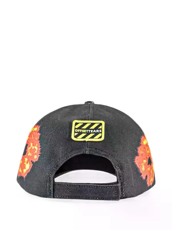DENIM TEARS X Offset Graphic-print Baseball Cap