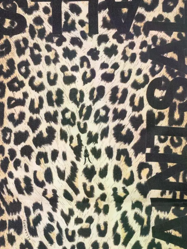 ALLSAINTS Leopard-print Logo Scarf