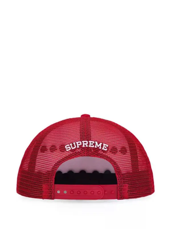 Supreme Pin-embellished Five-panel Cap - Red