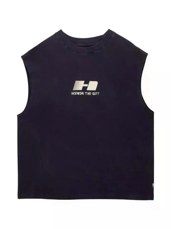 HONOR THE GIFT Graphic-print Tank Top - Blue