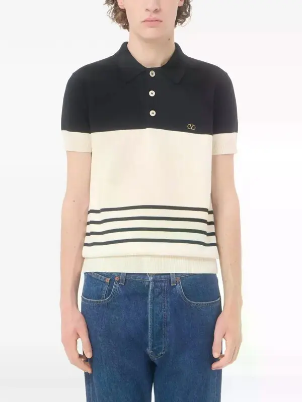 Valentino Garavani Wool Polo Shirt With Vlogo