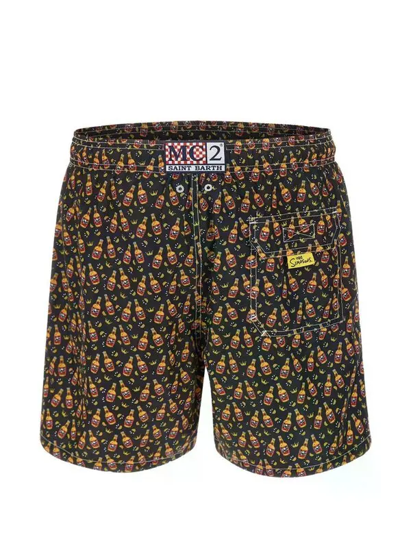 MC2 SAINT BARTH Micro-fantasy Swim Shorts