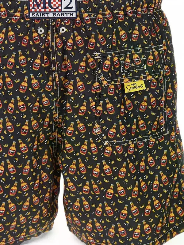 MC2 SAINT BARTH Micro-fantasy Swim Shorts