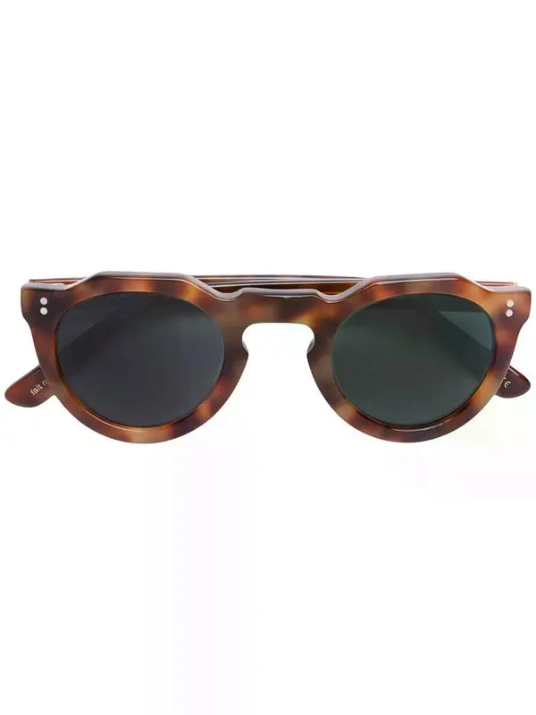 LESCA Pica Sunglasses - Brown