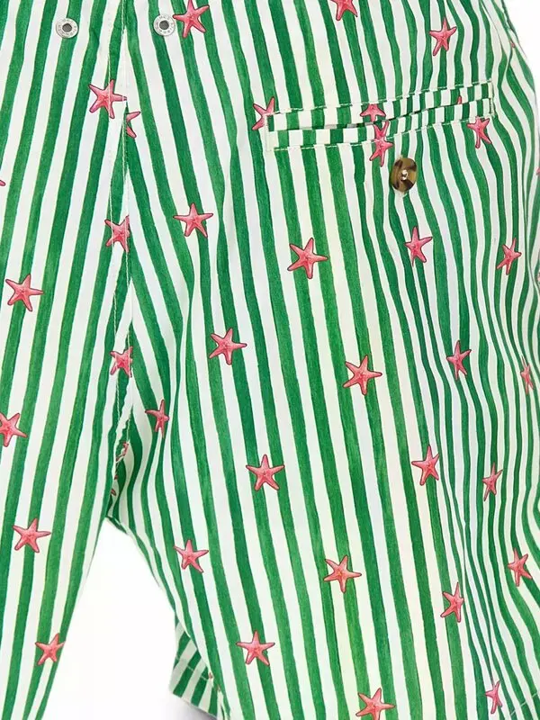 MC2 SAINT BARTH Starfish Print Swim Shorts