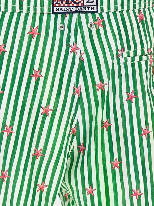 MC2 SAINT BARTH Starfish Print Swim Shorts