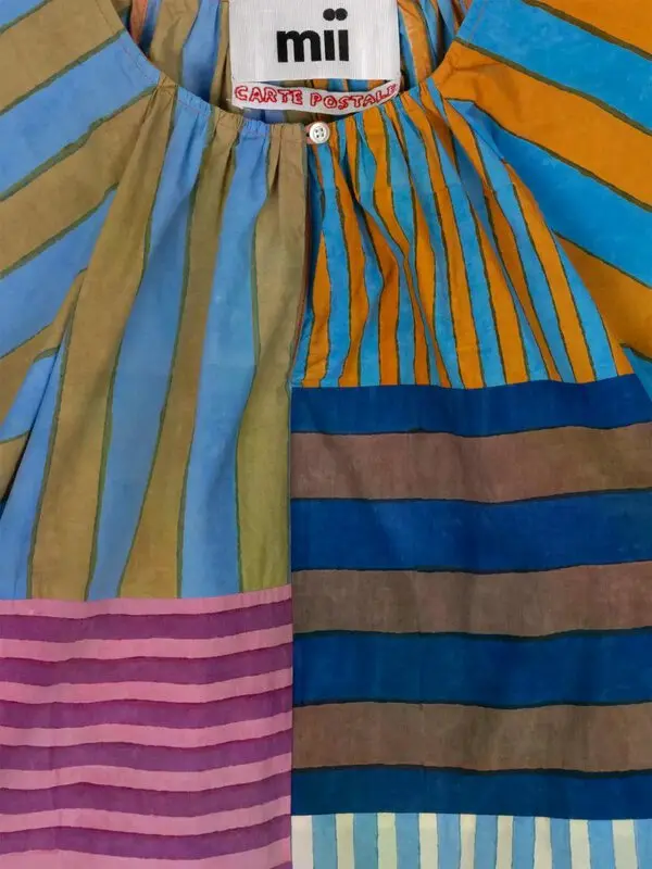 MII Hera Patchwork Striped Blouse
