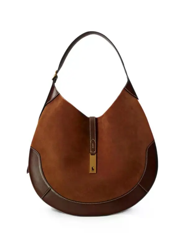 Polo Ralph Lauren Large Saddle Shoulder Bag - Brown