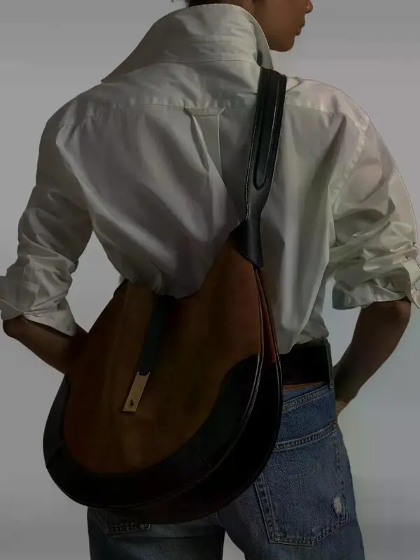 Polo Ralph Lauren Large Saddle Shoulder Bag