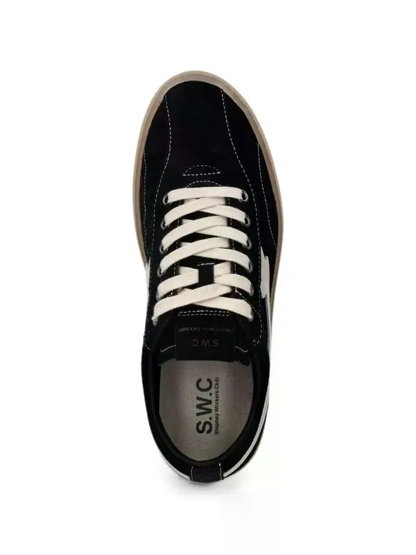 S.W.C STEPNEY WORKERS CLUB S-strike Suede Logo-patch Sneakers