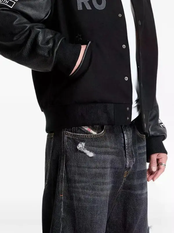 PLEASURES Zero Varsity Jacket