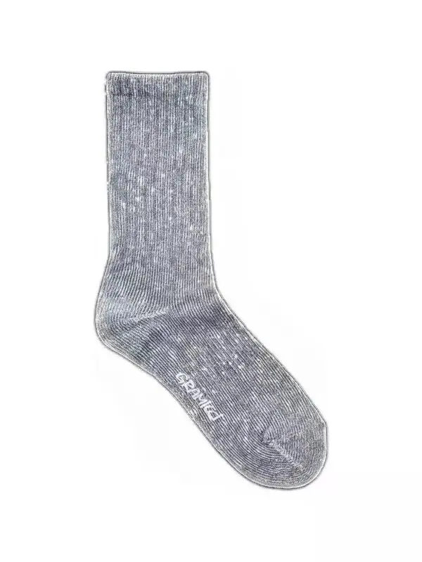Gramicci Low-gauge Knit Socks With Logo Print