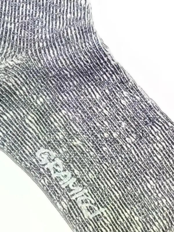 Gramicci Low-gauge Knit Socks With Logo Print