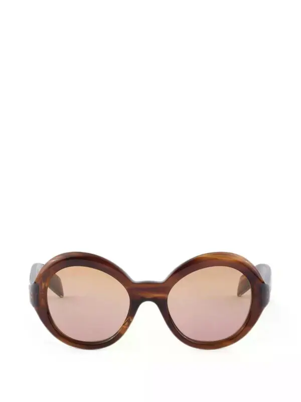 Prada Round Acetate Sunglasses