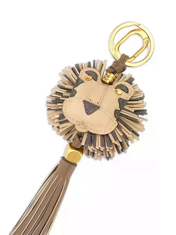 GIANNI CHIARINI Lion-motif Tassel Keyring