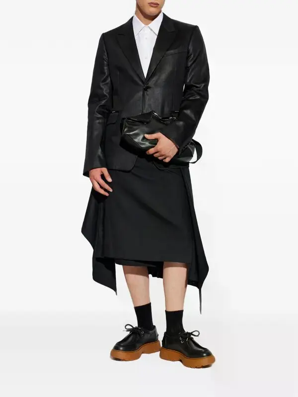Alexander McQueen Asymmetric Pleated Skirt