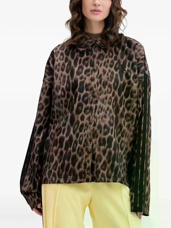 Adidas Leopard Print Jacket