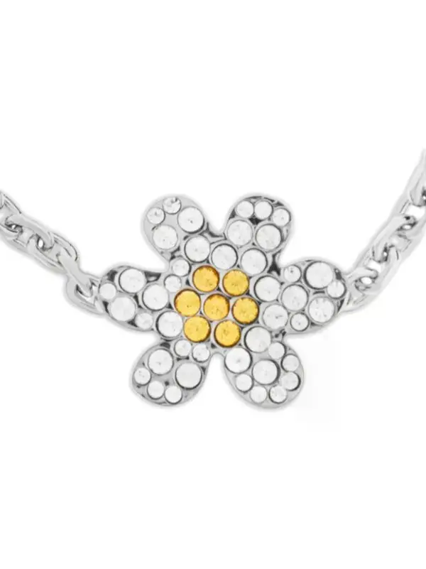 Marni Daisy Crystal-embellished Flower Bracelet