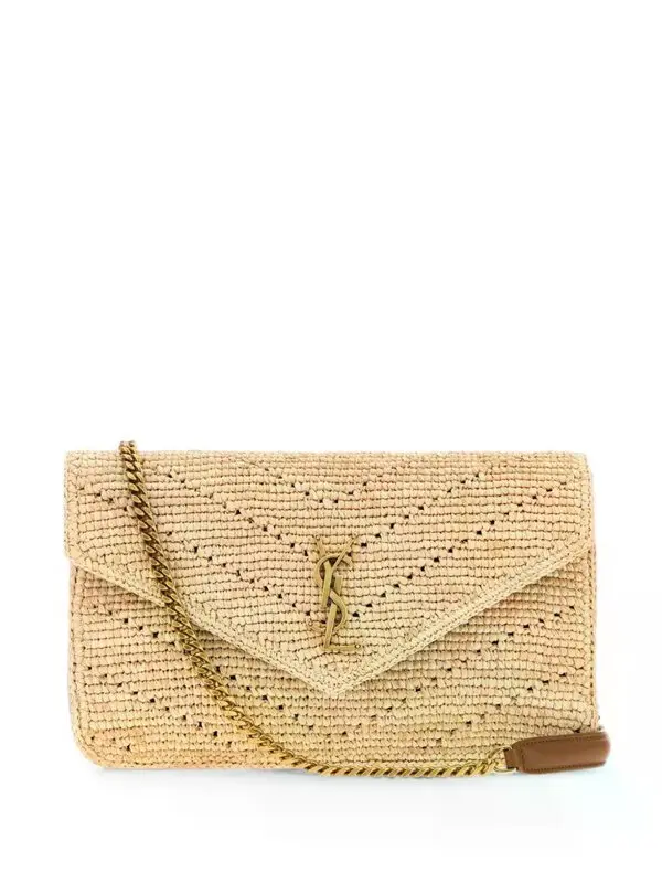 Saint Laurent Loulou Shoulder Bag - Neutrals