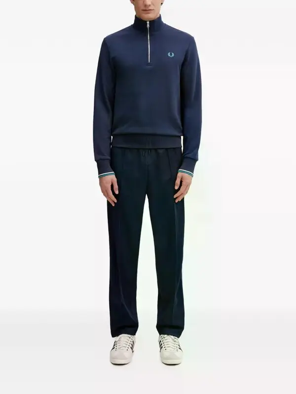 Fred Perry Quarter-zip Cotton Sweater