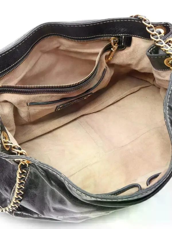 Prada Vitello Shine Chain Shoulder Bag