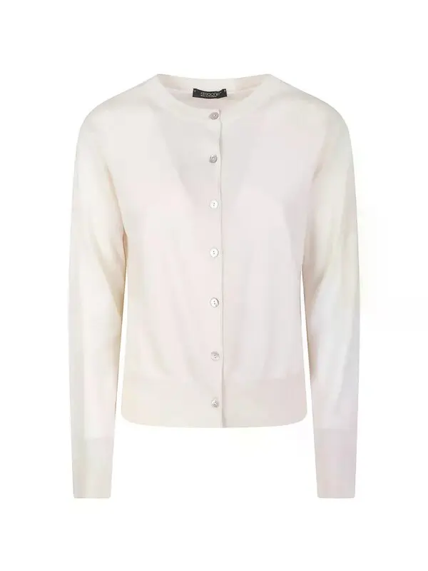ARAGONA Wool Cardigan - Neutrals