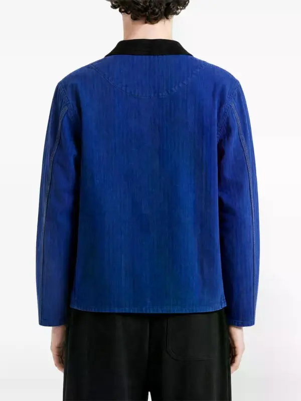 Givenchy Logo-print Corduroy-collar Jacket