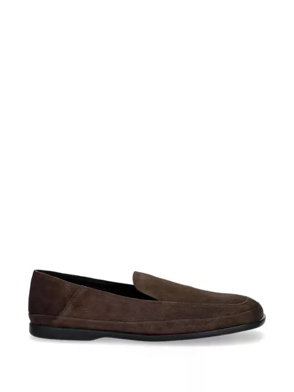 VAGABOND SHOEMAKERS Sammie Square-toe Suede Loafers - Brown