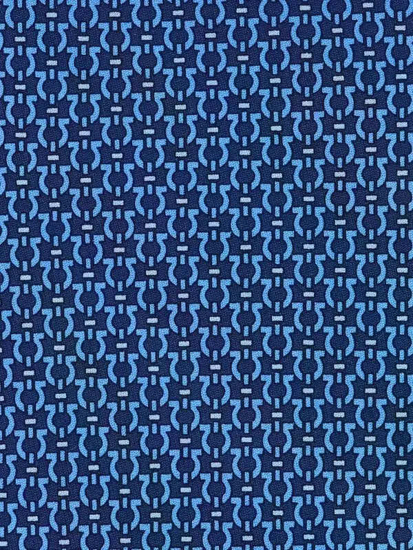 FERRAGAMO Gancini Pattern Neck Tie
