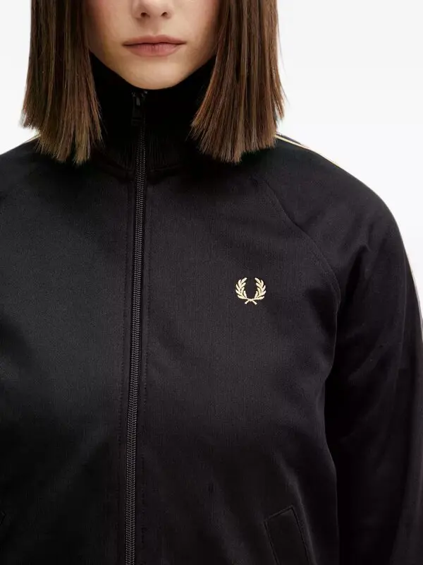 Fred Perry Embroidered Logo Zip-up Sweatshirt