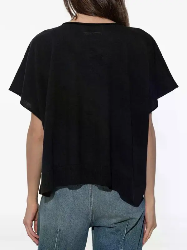MAISON MARGIELA Wool Logo Print Sweater
