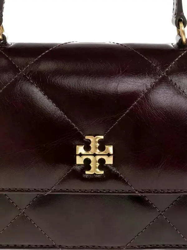 Tory Burch Mini Kira Diamond Quilt Distressed Crossbody Bag