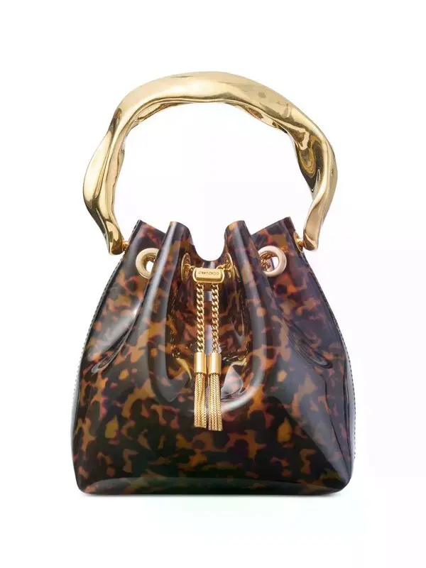 JIMMY CHOO Bon Bon Bucket Bag - Brown