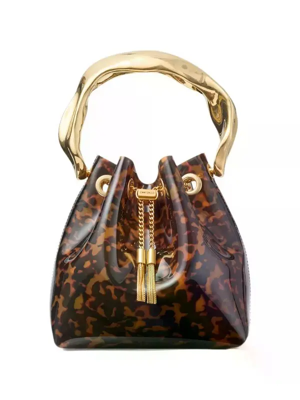 JIMMY CHOO Bon Bon Bucket Bag - Brown