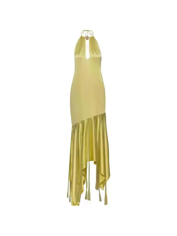 BAOBAB Resin-embellished Asymmetrical Dress - Green