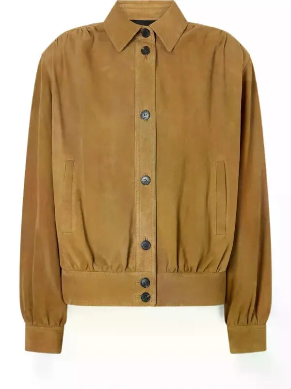 Saint Laurent Suede Blouson Jacket