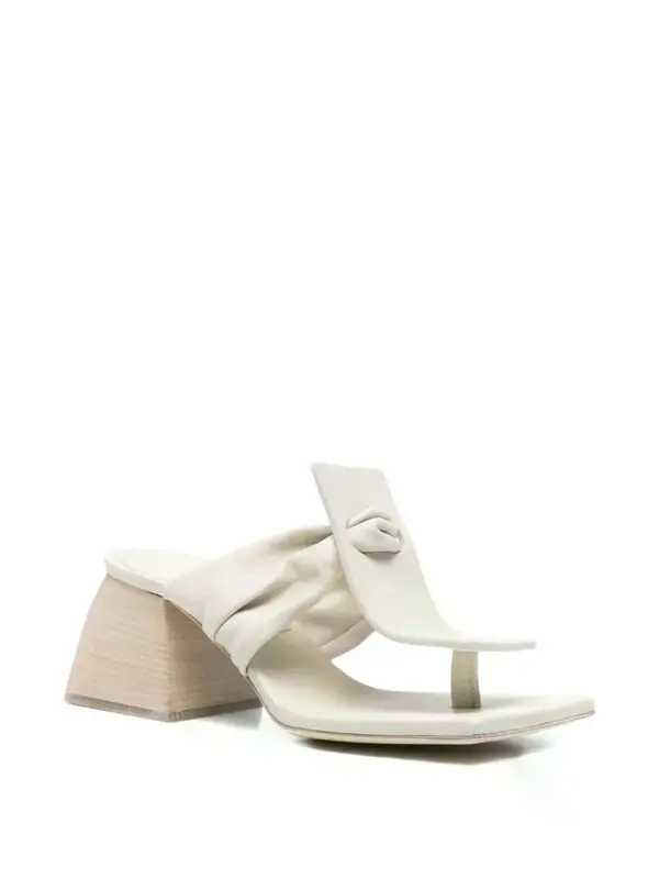 UMA WANG Square-toe Thong Sandals