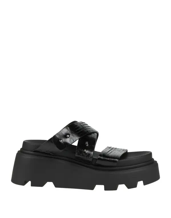 Premiata Leather Sandals With Lug Sole