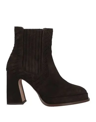 CastaÑer Dark Leather Ankle Boots - Brown