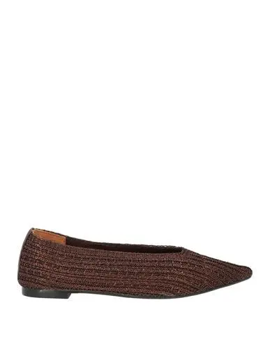 CastaÑer Textile Fibers Ballet Flats - Bronze