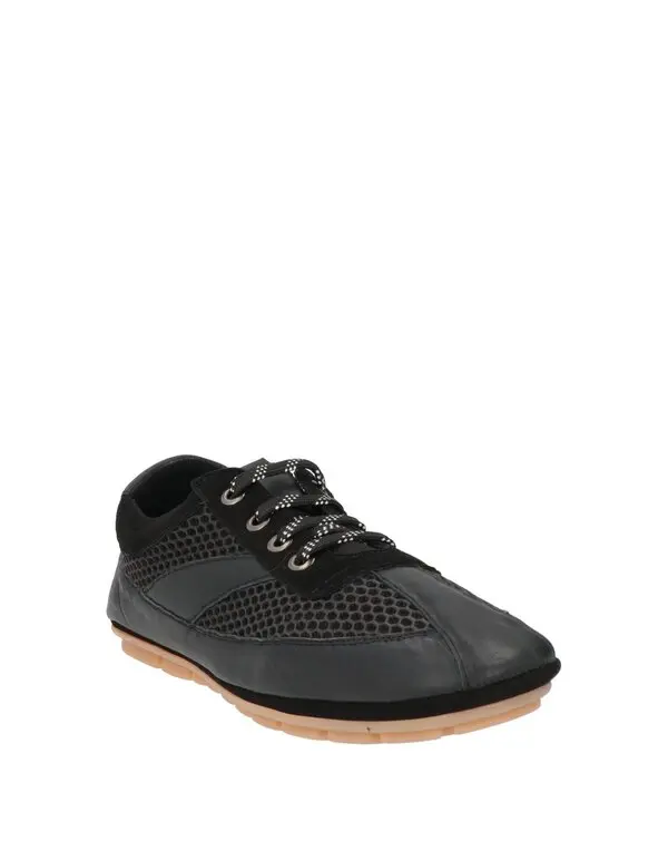 CastaÑer Leather And Vegetable Fiber Lace-up Sneakers