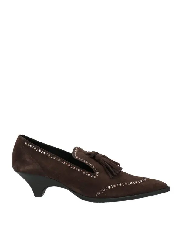 RAS Suede Loafers With Embellishments