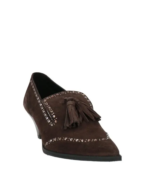 RAS Suede Loafers With Embellishments