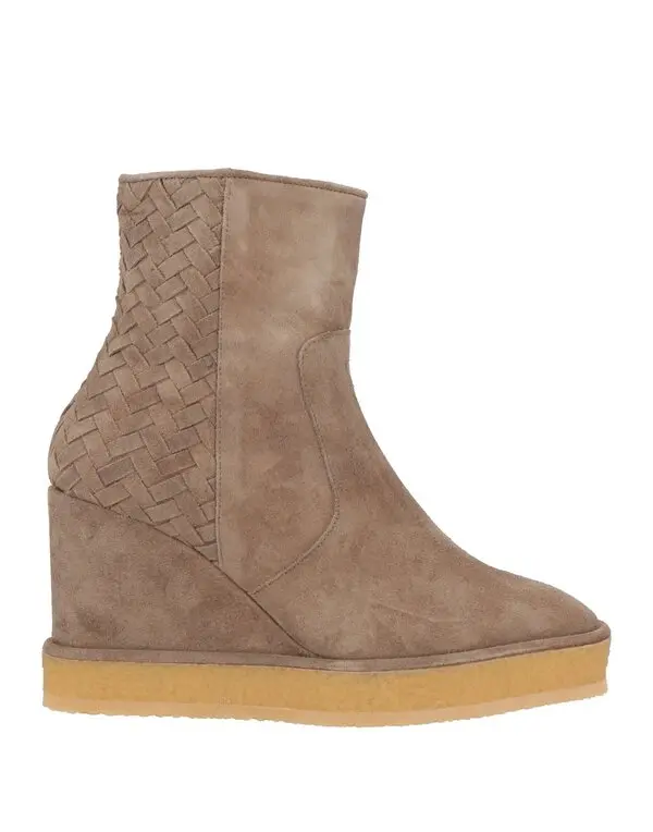 CastaÑer Wedge Ankle Boots - Light Grey
