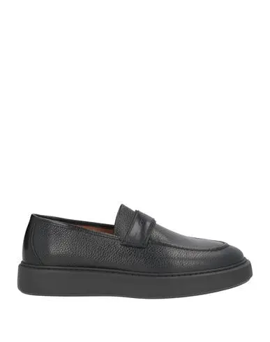 CERRUTI 1881 Pebbled Leather Loafers - Black