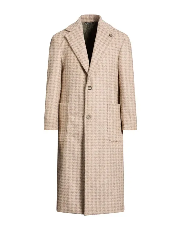 TAKESHY KUROSAWA Coat Size Wool, Polyester - Beige