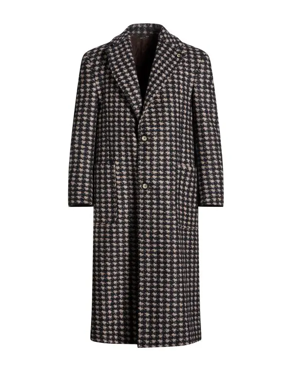 TAKESHY KUROSAWA Single-breasted Houndstooth Coat